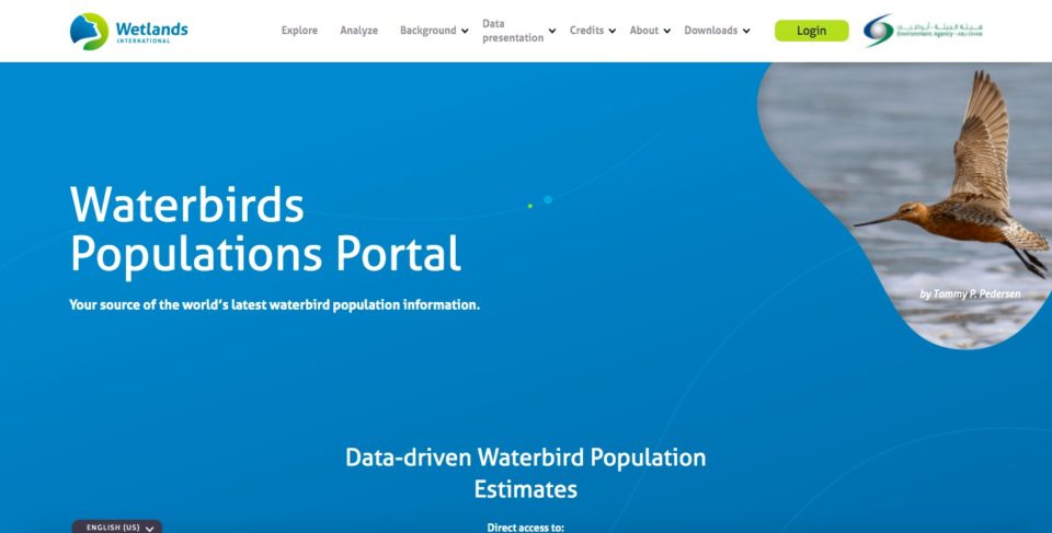 Waterbird Populations Portal - Wetlands International