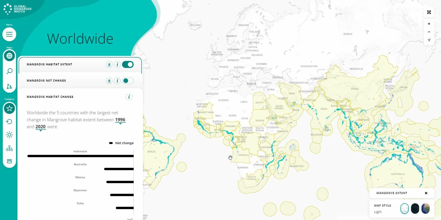 News: Decades of Change with Global Mangrove Watch - Wetlands International
